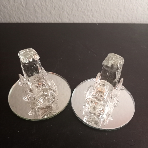 Art | Stunning 2 Glass Train Sculptures Set Of 2 | Poshmark